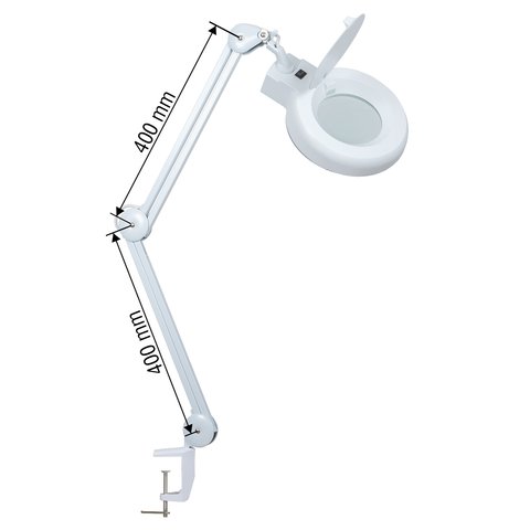 Desktop Magnifying Lamp Bourya 8066HLED, 8 Diopter - GsmServer
